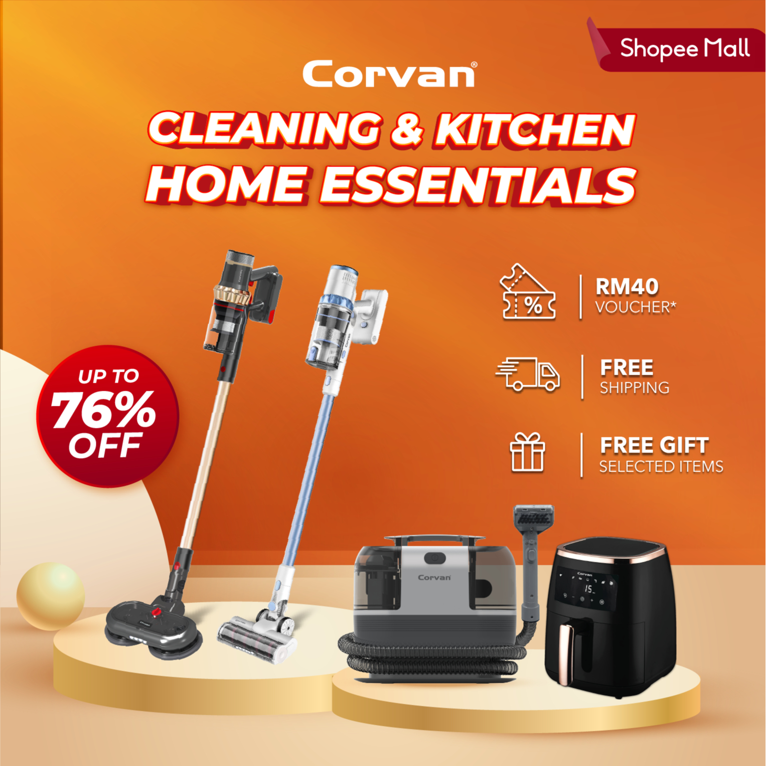 Corvan Official Online Store, June 2024 | Shopee Malaysia