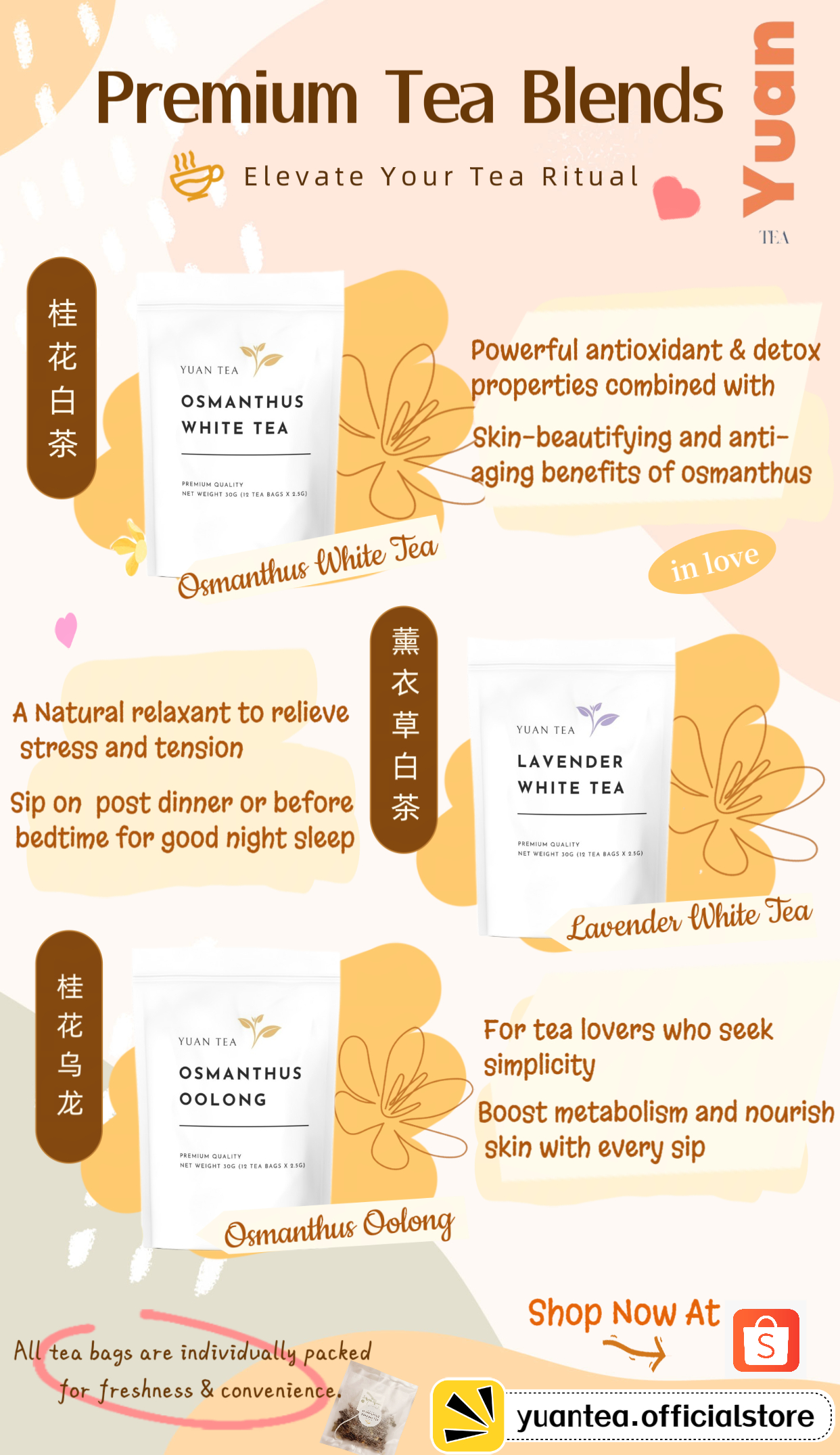 Yuan Tea, Online Shop | Shopee Malaysia