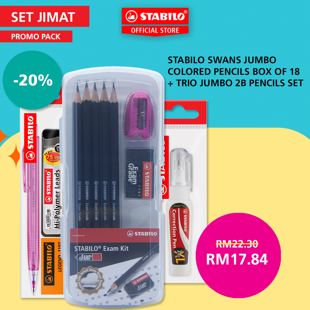 STABILO Official Store Online, July 2024 | Shopee Malaysia