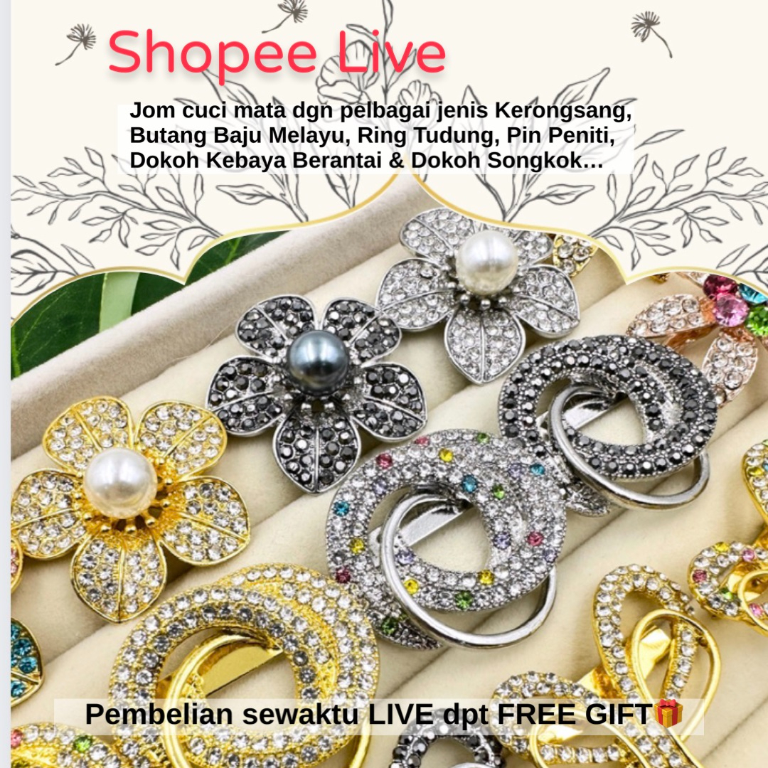 Elegant Brooch Store, Online Shop | Shopee Malaysia
