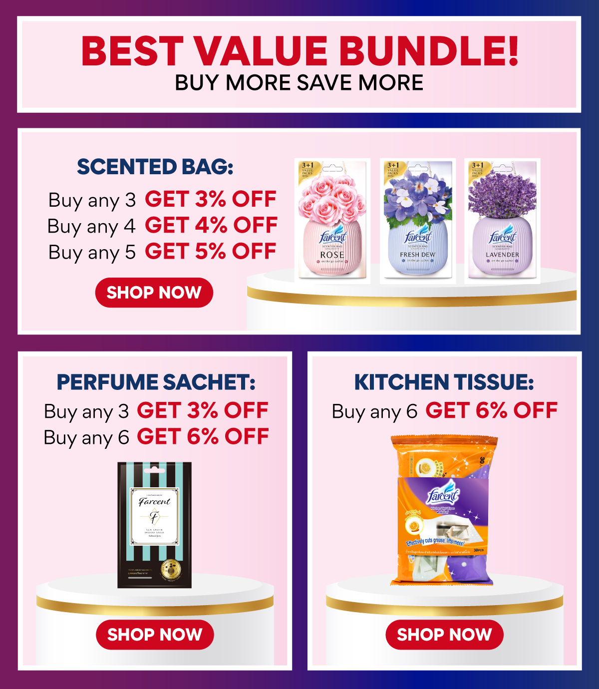 Farcent Official Shop Online, August 2023 | Shopee Malaysia