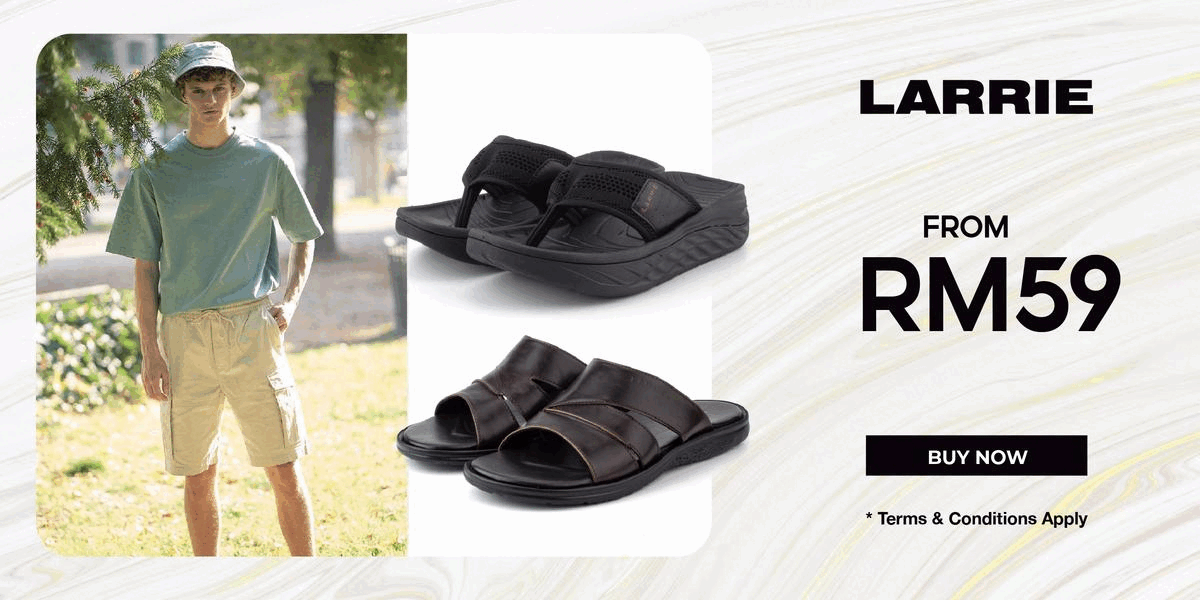 Larrie Shoe Official Store Online, September 2023 | Shopee Malaysia