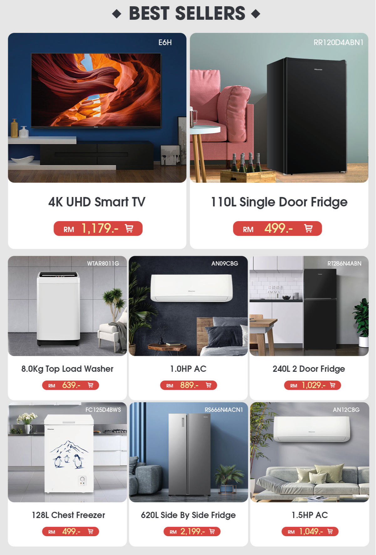 Hisense Official Online Store, September 2023 | Shopee Malaysia