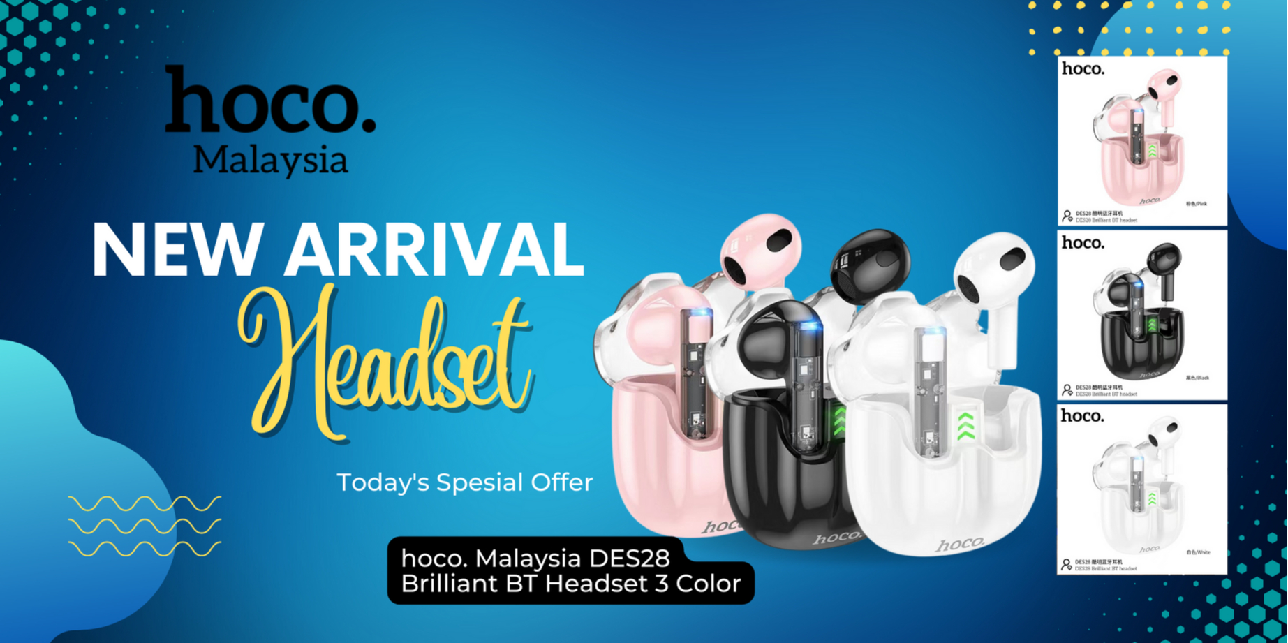 Hoco Malaysia Official Online, July 2024 | Shopee Malaysia