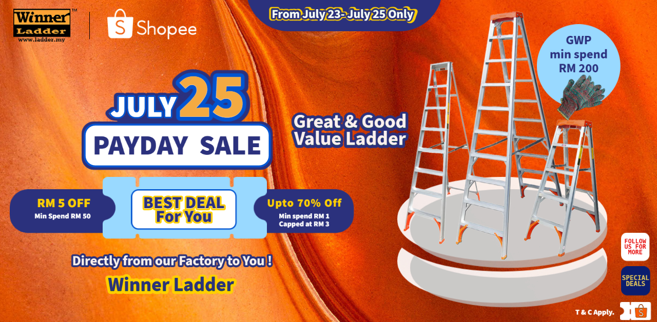 Winner Ladder Malaysia, Online Shop | Shopee Malaysia