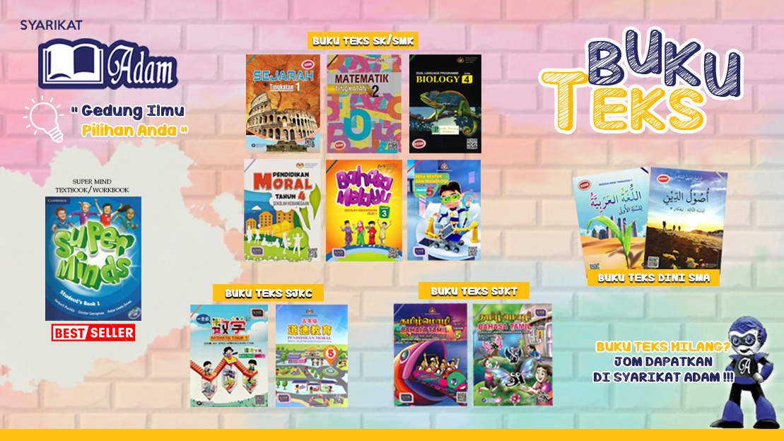 Syarikat Adam bookstore, Online Shop | Shopee Malaysia