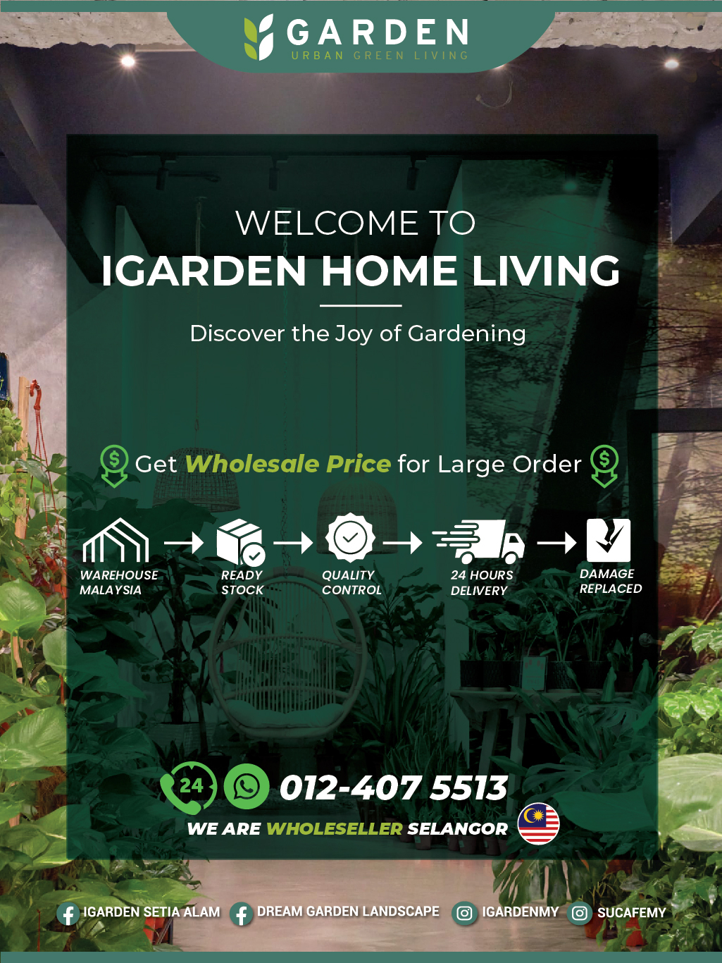 Igarden Home Living, Online Shop | Shopee Malaysia