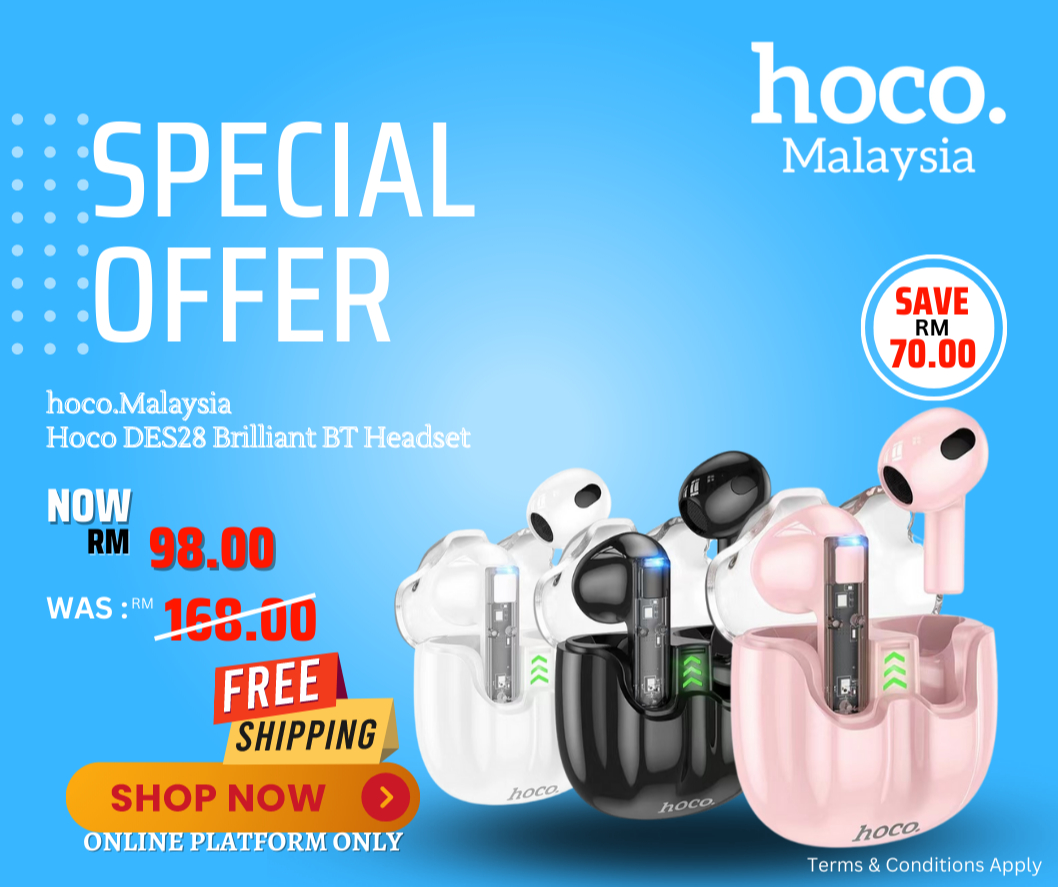 Hoco Malaysia Official Online, January 2026 | Shopee Malaysia
