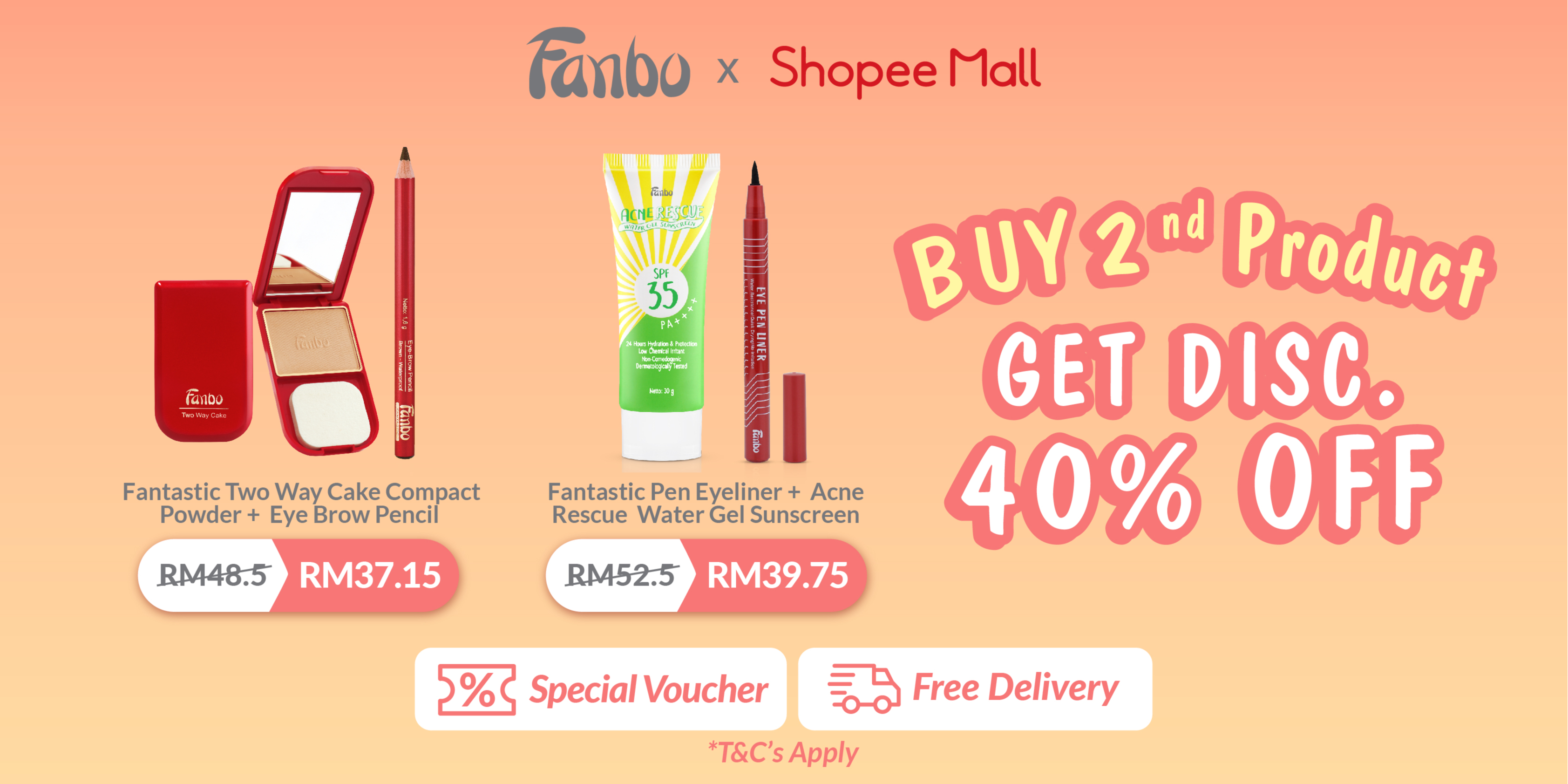 Fanbo Cosmetics Official Store Online, August 2023 | Shopee Malaysia