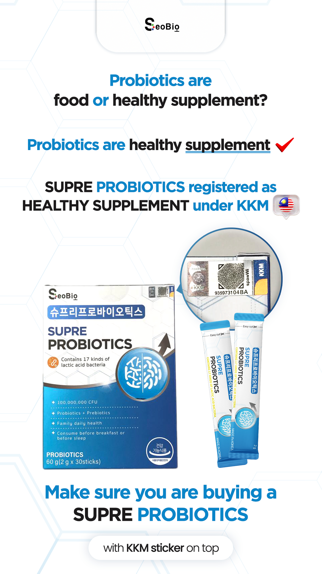 SUPRE PROBIOTICS Official Online, August 2025 | Shopee Malaysia