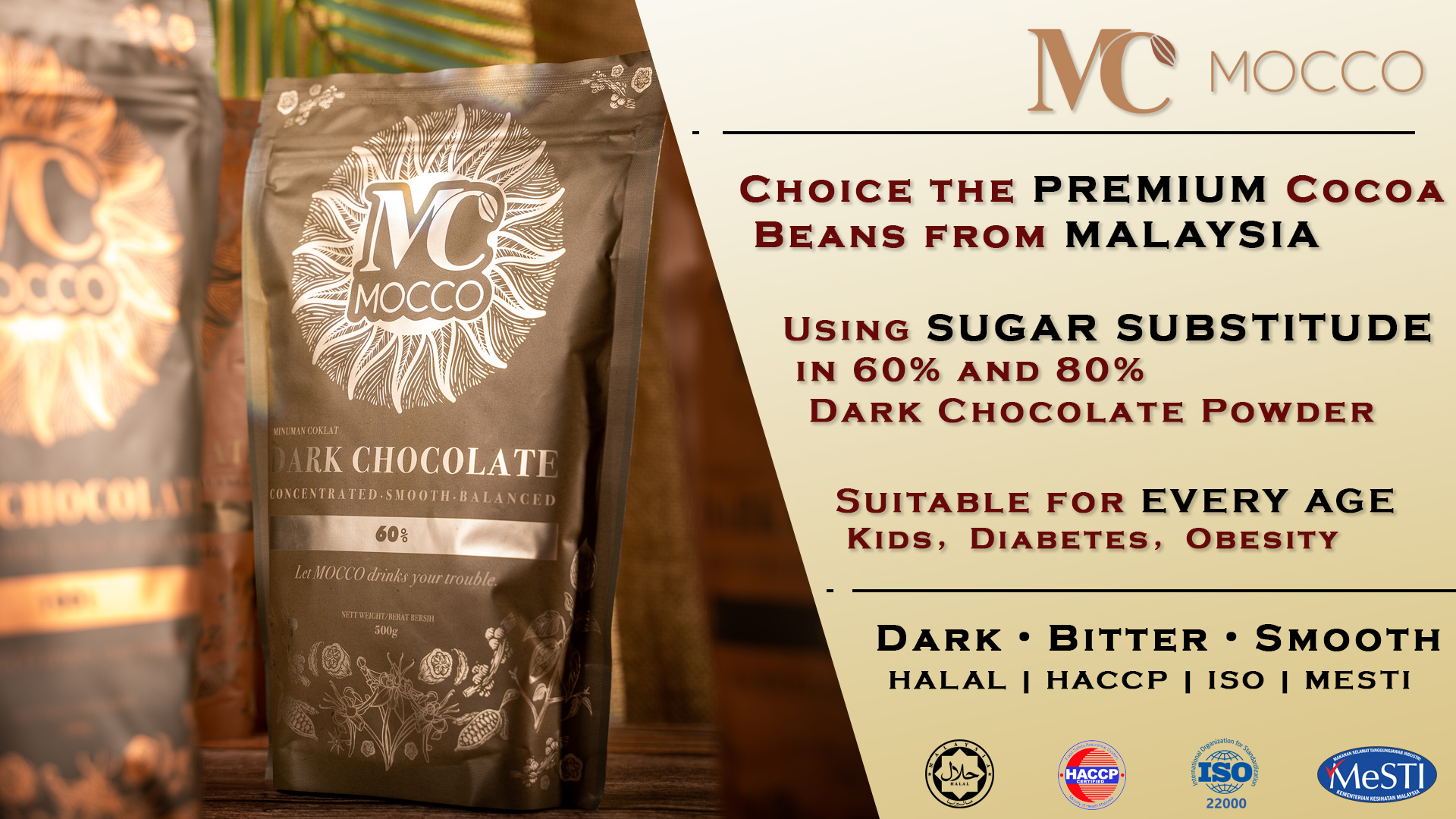 MOCCO Dark Chocolate_Malaysia, Online Shop | Shopee Malaysia