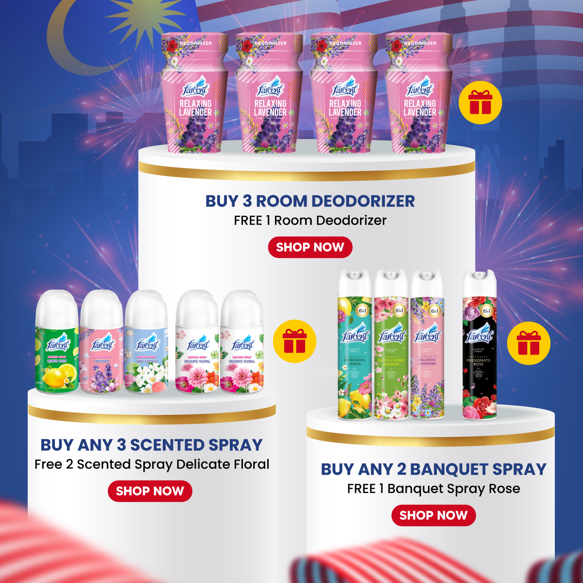 Farcent Official Shop Online, August 2023 | Shopee Malaysia