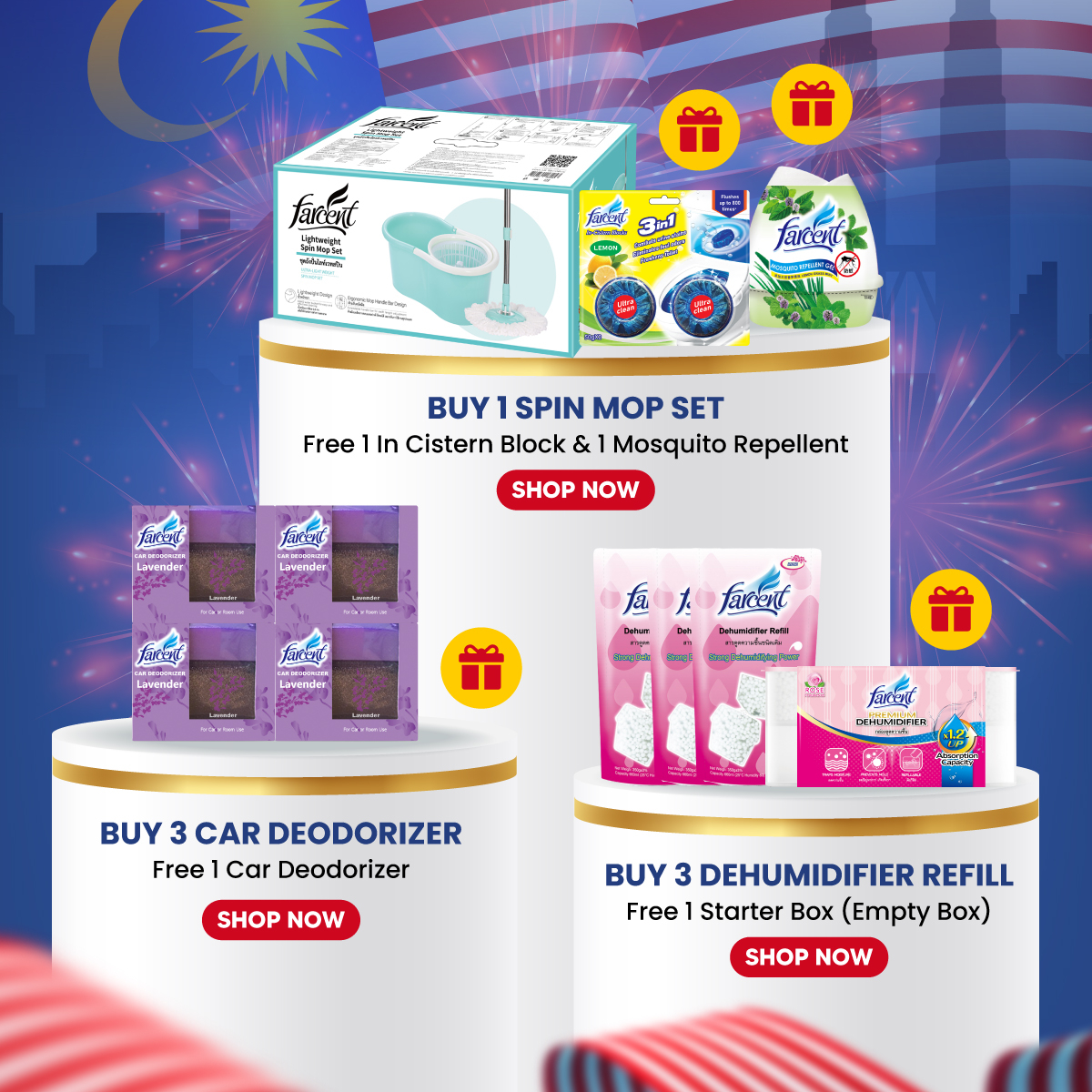 Farcent Official Shop Online, August 2023 | Shopee Malaysia