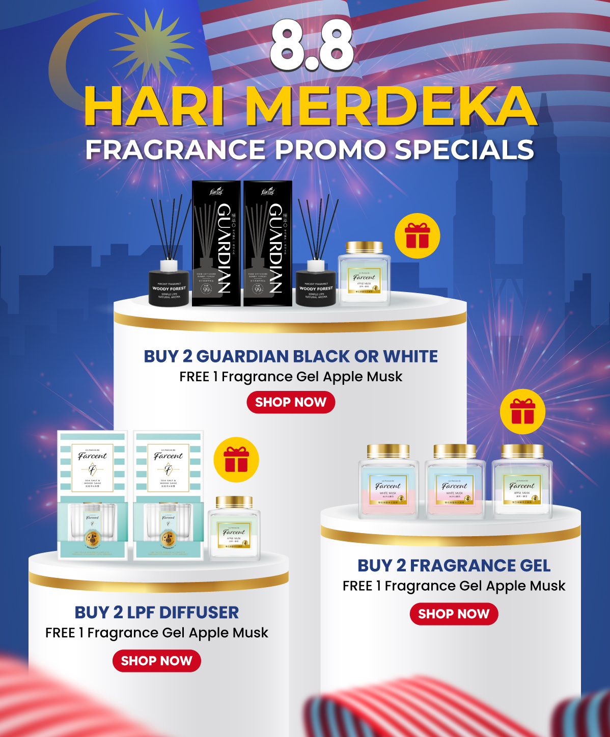 Farcent Official Shop Online, August 2023 | Shopee Malaysia