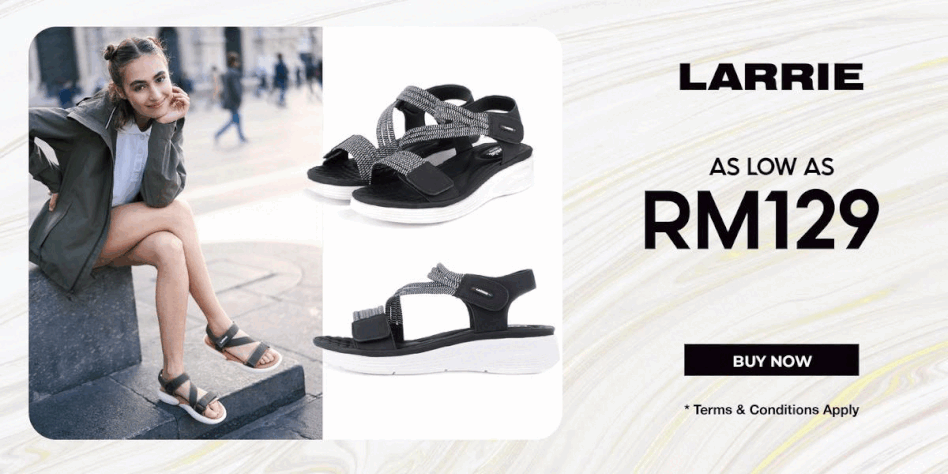 Larrie Shoe Official Store Online, September 2023 | Shopee Malaysia