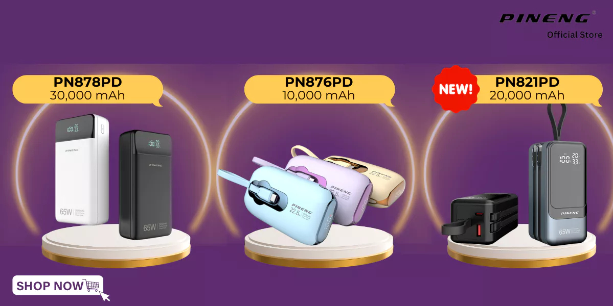 Pineng Powerbank Mall Malaysia Online, October 2025 | Shopee Malaysia