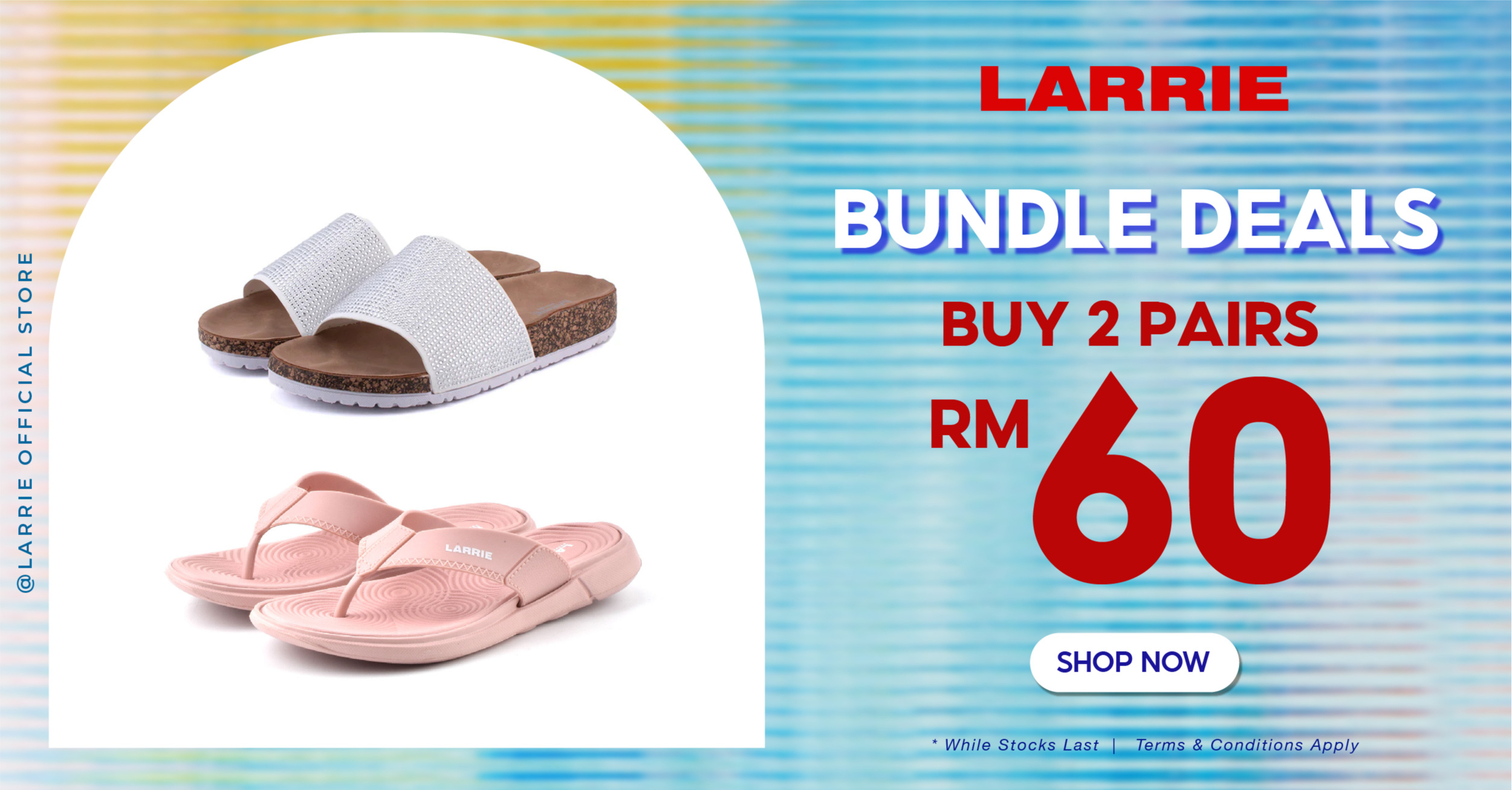 Larrie Shoe Official Store Online, July 2024 | Shopee Malaysia