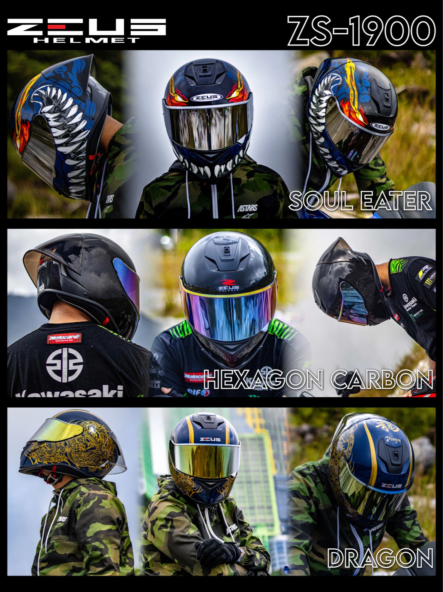 Zeus Helmets Official Store Online, December 2025 | Shopee Malaysia