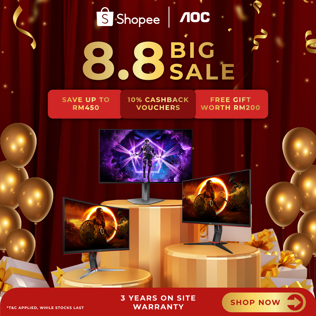 AOC.MALAYSIA Official Online Store, August 2024 | Shopee Malaysia