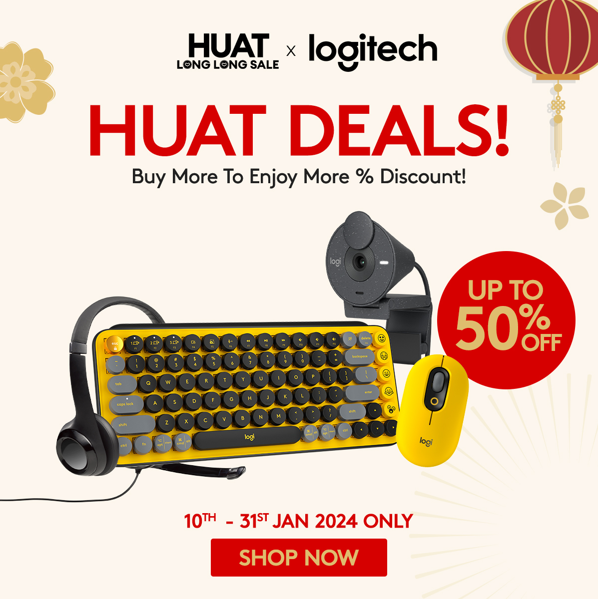 Logitech Official Online Shop, January 2024 | Shopee Malaysia