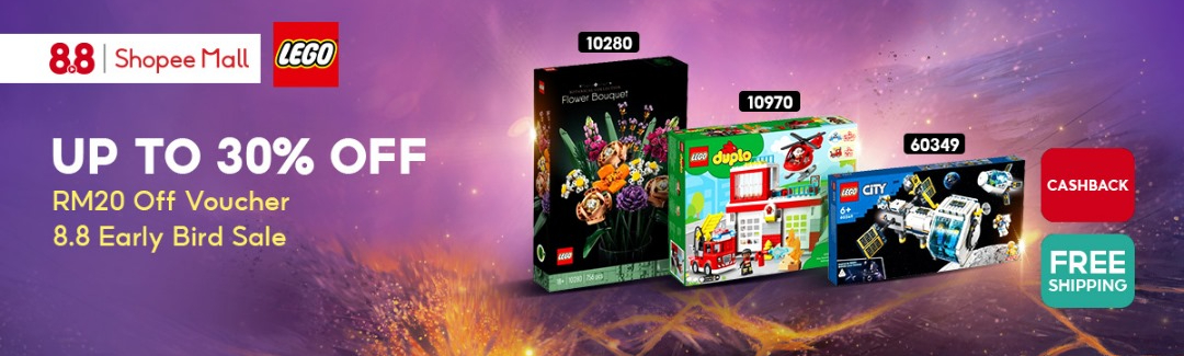 LEGO OFFICIAL SHOP Online, August 2024 | Shopee Malaysia