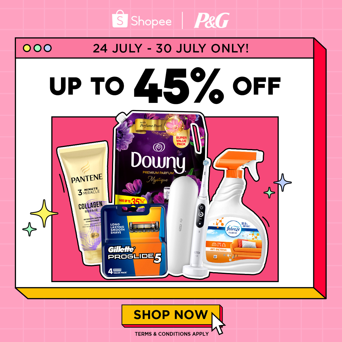 P&G Official Online Store, July 2024 | Shopee Malaysia