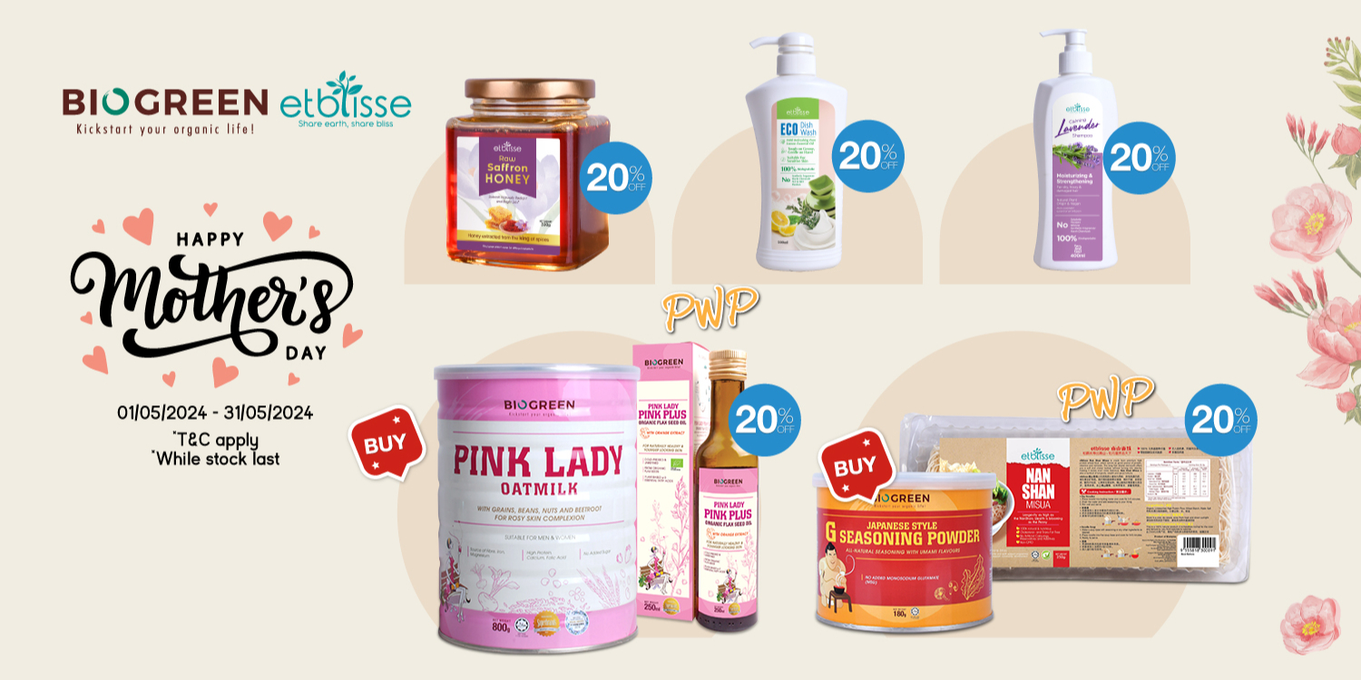 Biogreen Organic Official Store Online, June 2024 | Shopee Malaysia