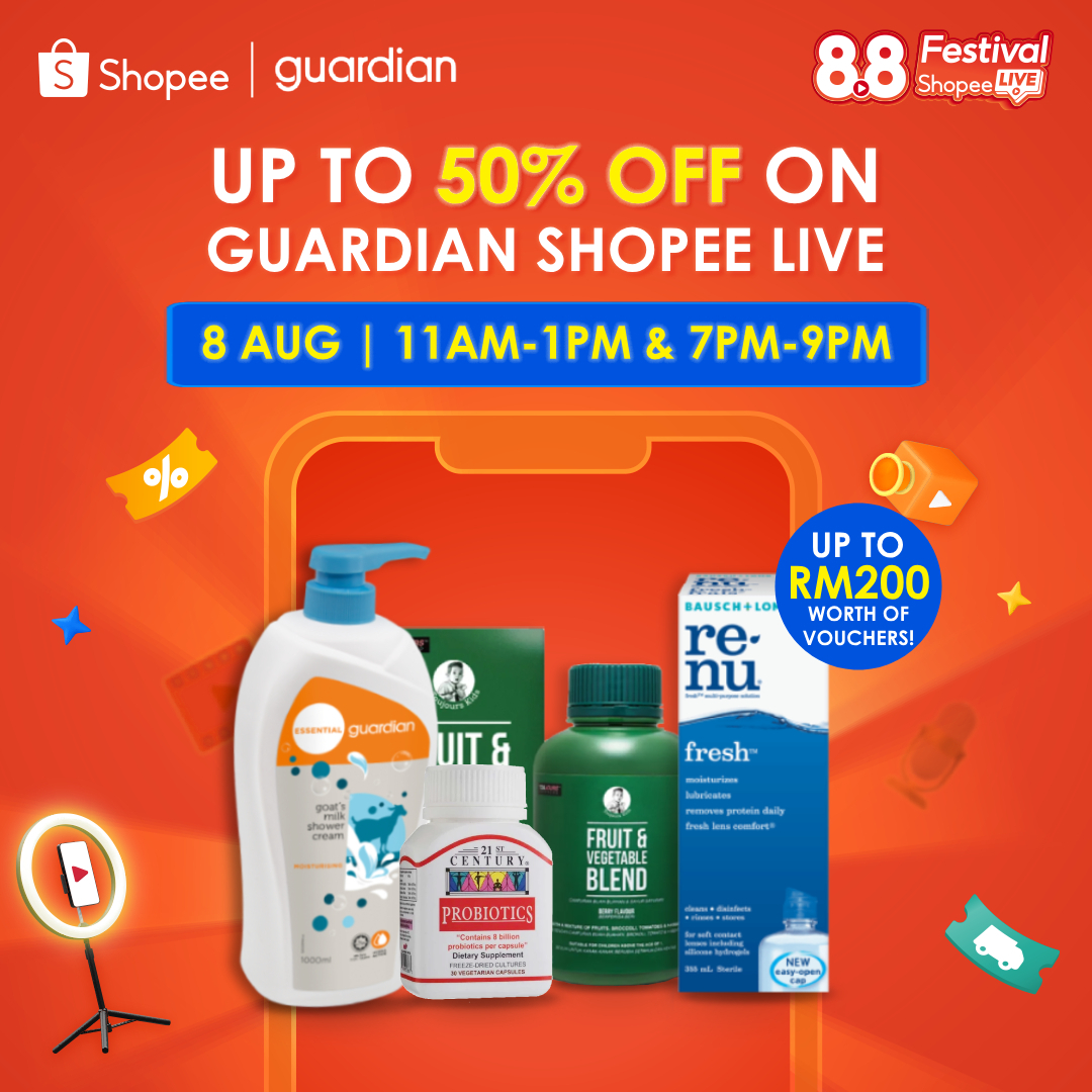 Guardian Official Online Store, August 2024 | Shopee Malaysia