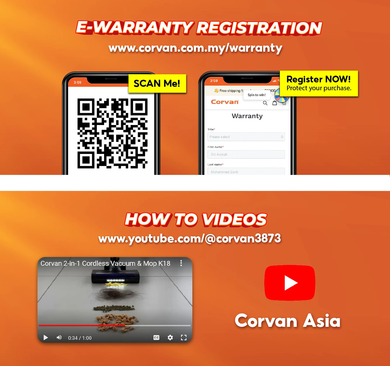 Corvan Official Online Store, June 2024 | Shopee Malaysia