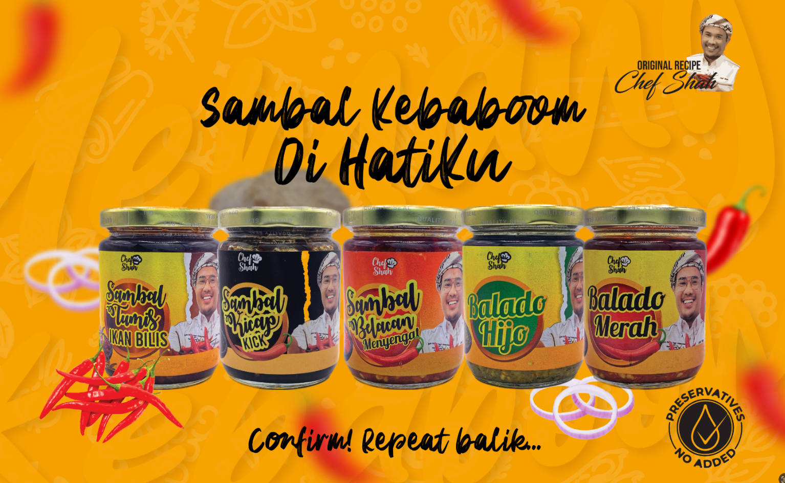 Chef Shah Meletop kebaboom, Online Shop | Shopee Malaysia