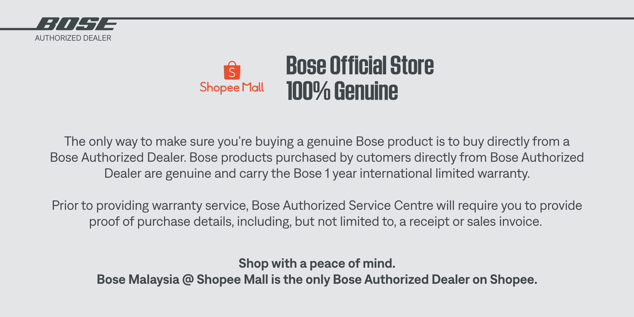Bose Malaysia Online, December 2025 | Shopee Malaysia