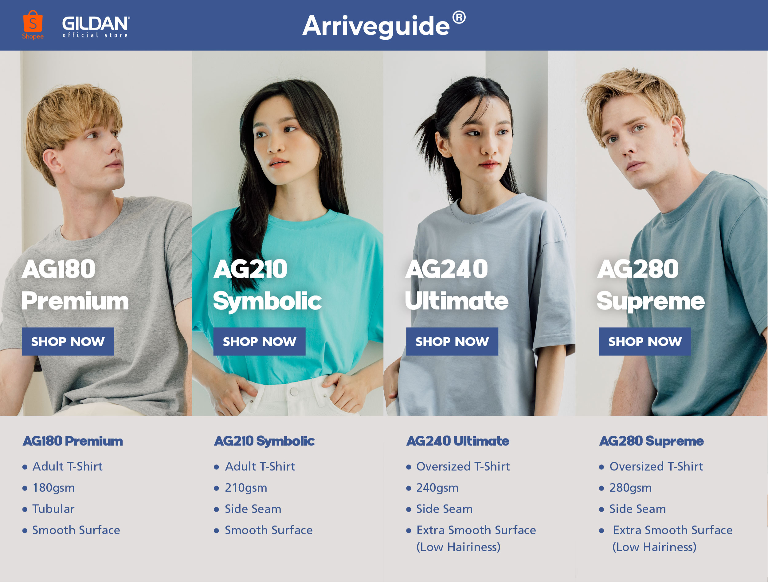 Gildan Official Shop Online, October 2024 | Shopee Malaysia