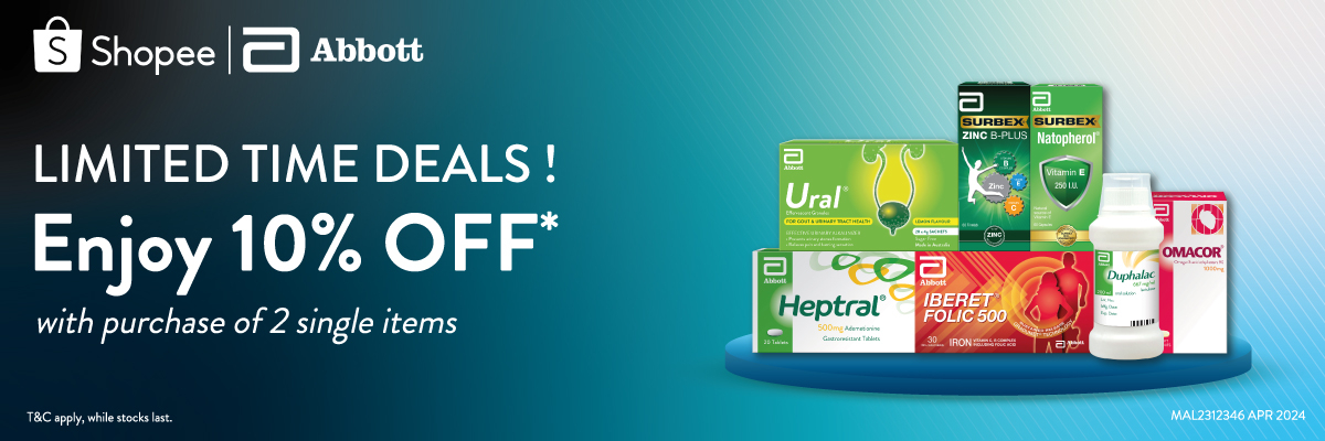 Abbott OTC Official Store Online, July 2024 | Shopee Malaysia