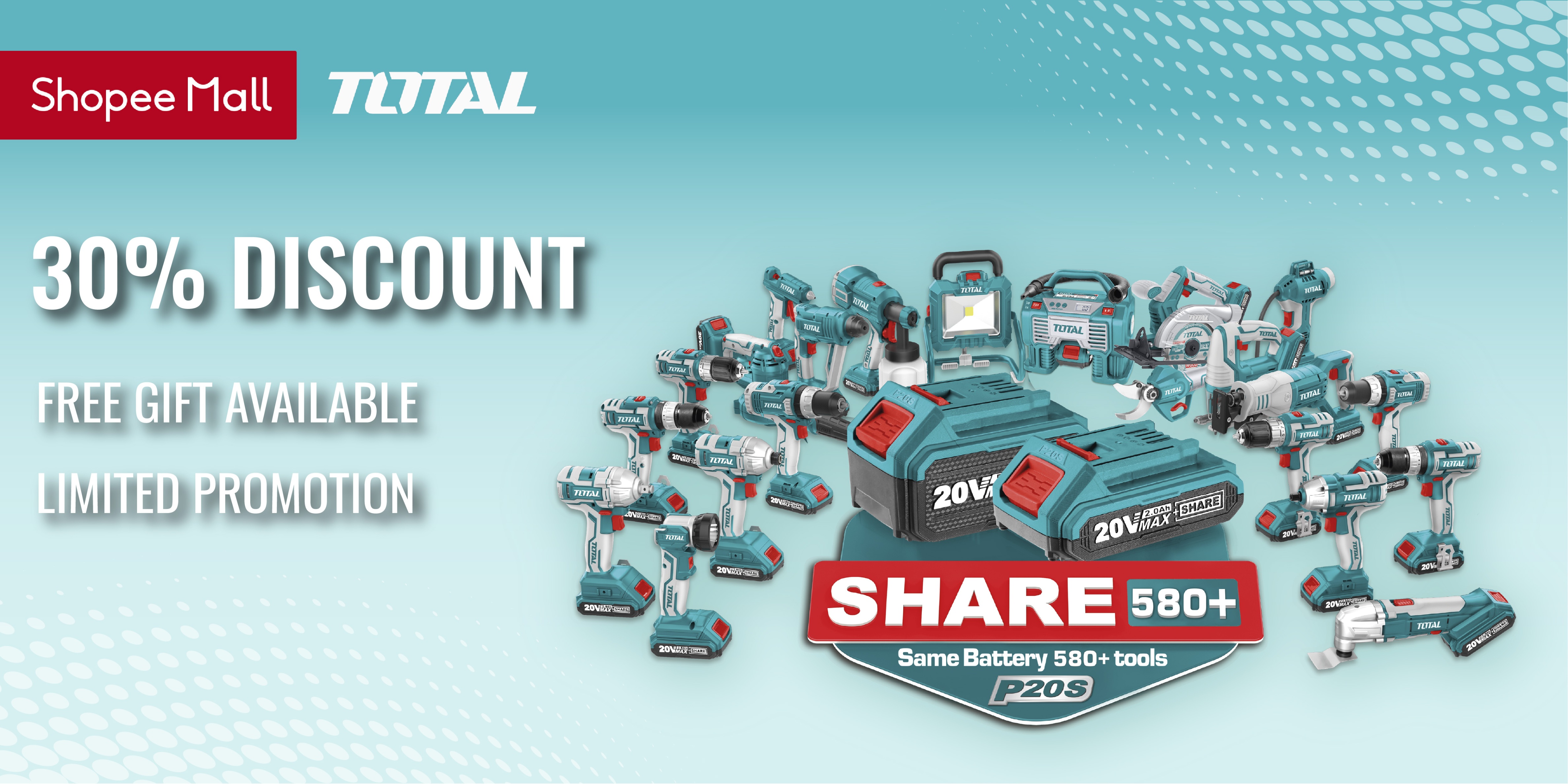 TOTAL Tools Malaysia Official Store Online, October 2025 | Shopee Malaysia