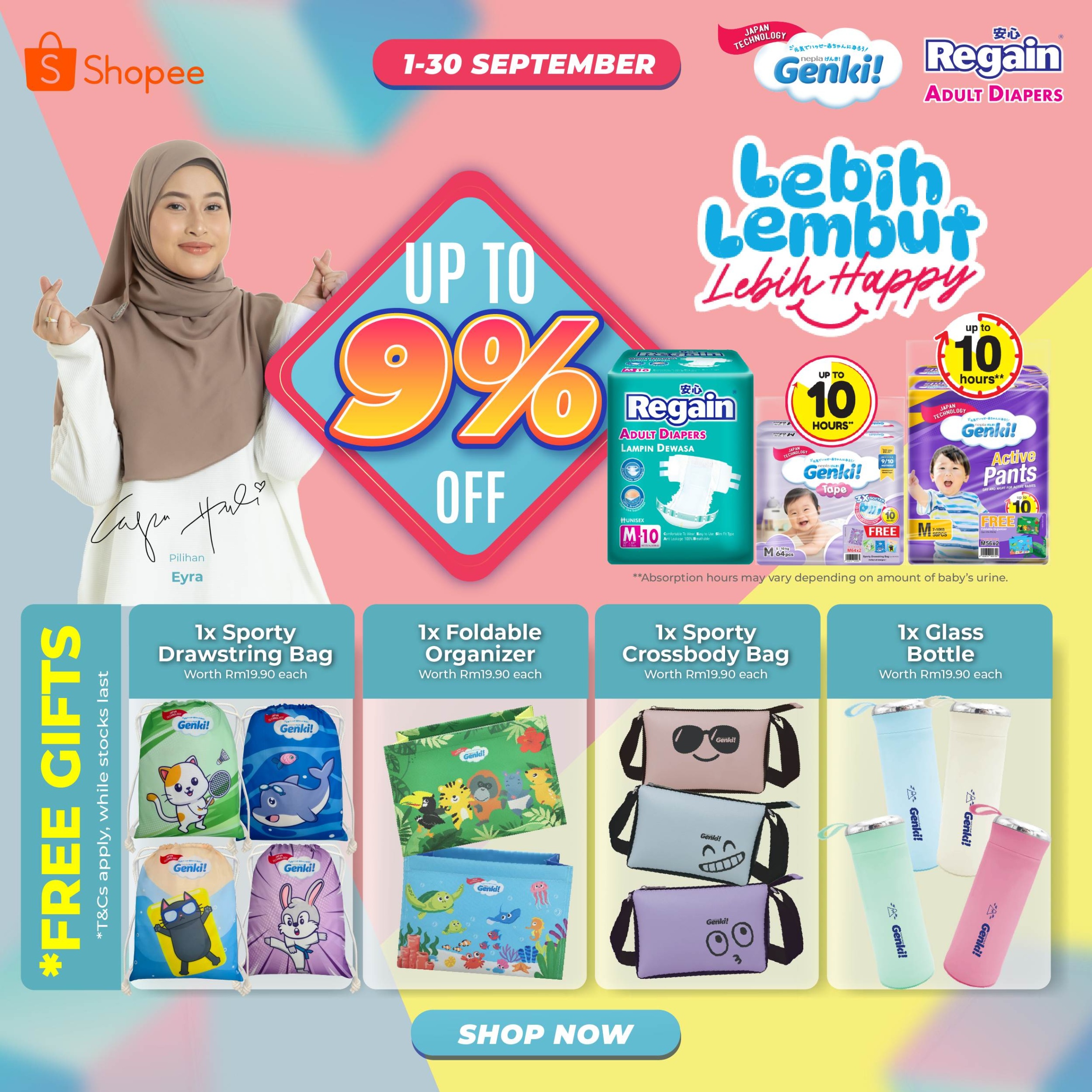 Genki!/Regain Official Store by OJI Online, September 2024 | Shopee Malaysia