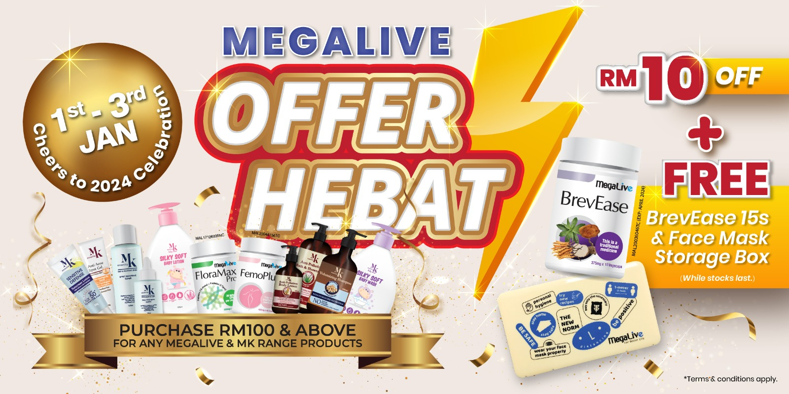 MegaLive Official Store Online, January 2024 | Shopee Malaysia