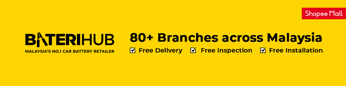 BateriHub Official Store Online, January 2024 | Shopee Malaysia