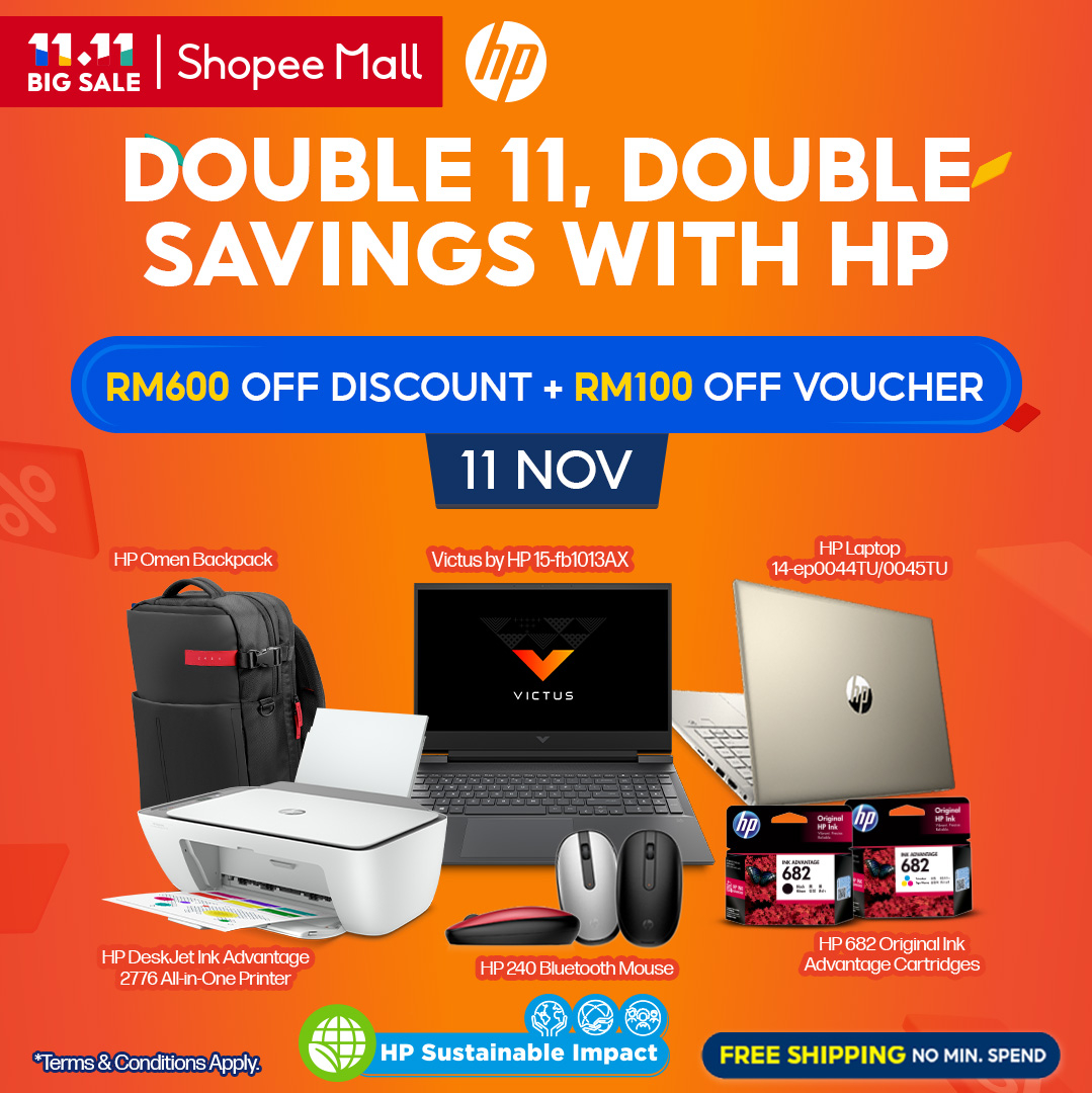 HP Brand Store - Clicknet Online, December 2023 | Shopee Malaysia