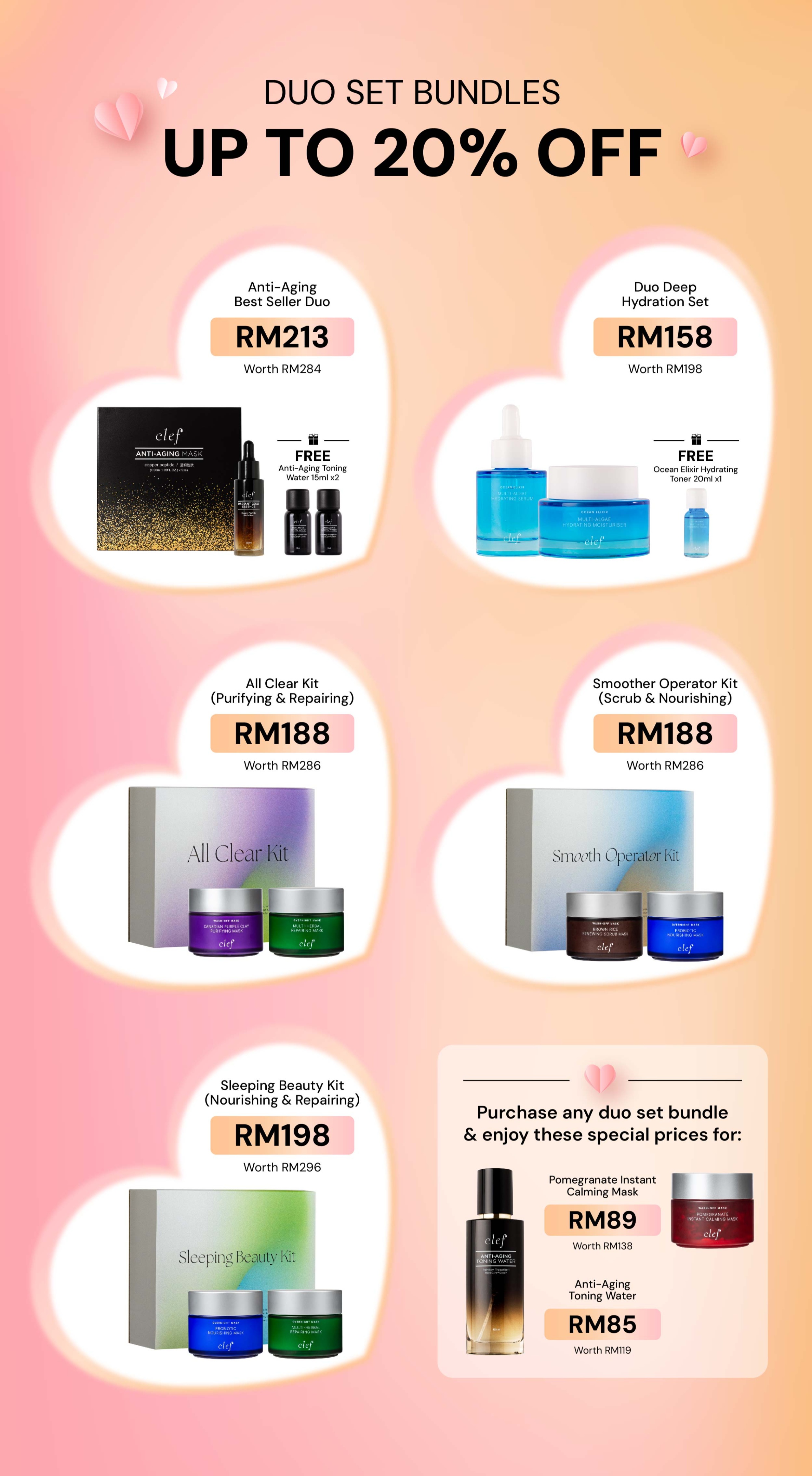 CLEF Skincare Official Store Online, May 2024 | Shopee Malaysia