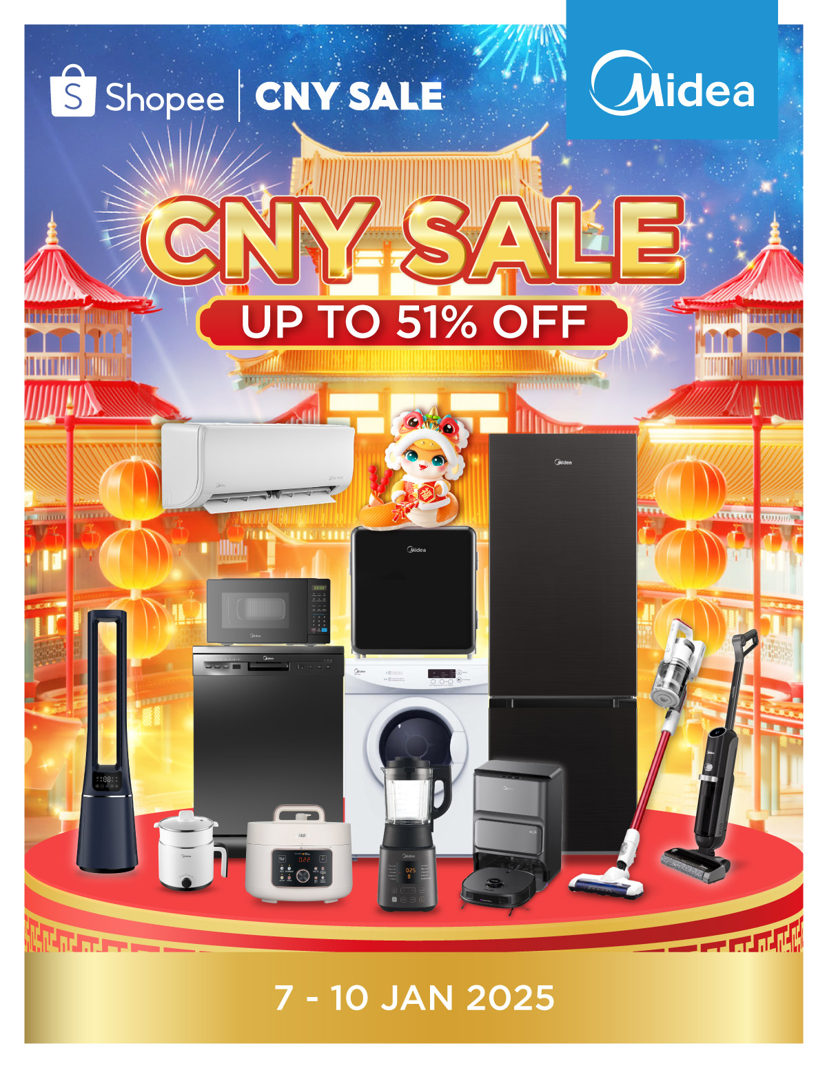 Midea Official Store, Online Shop | Shopee Malaysia