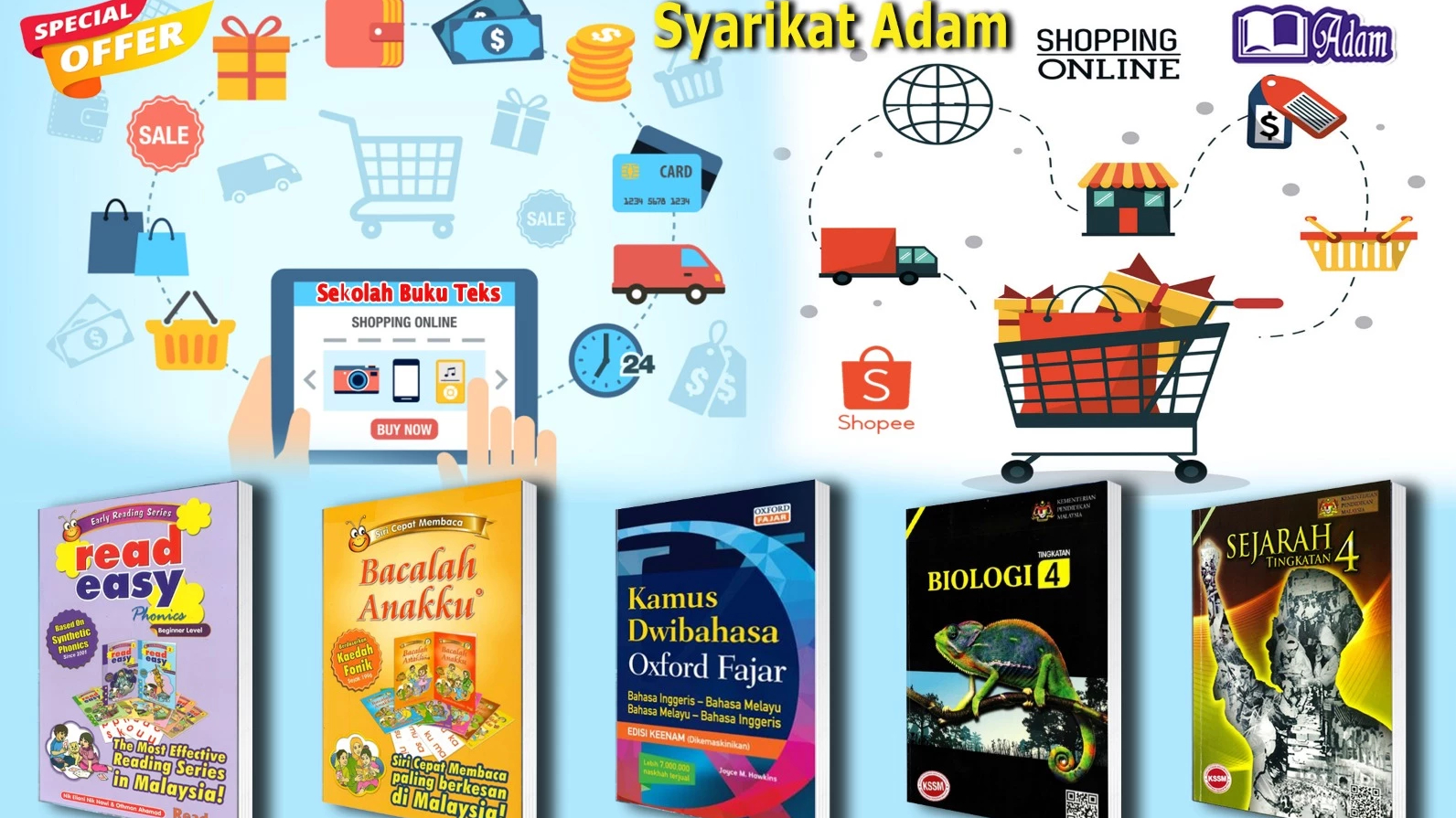 Syarikat Adam Bookstore, Online Shop | Shopee Malaysia