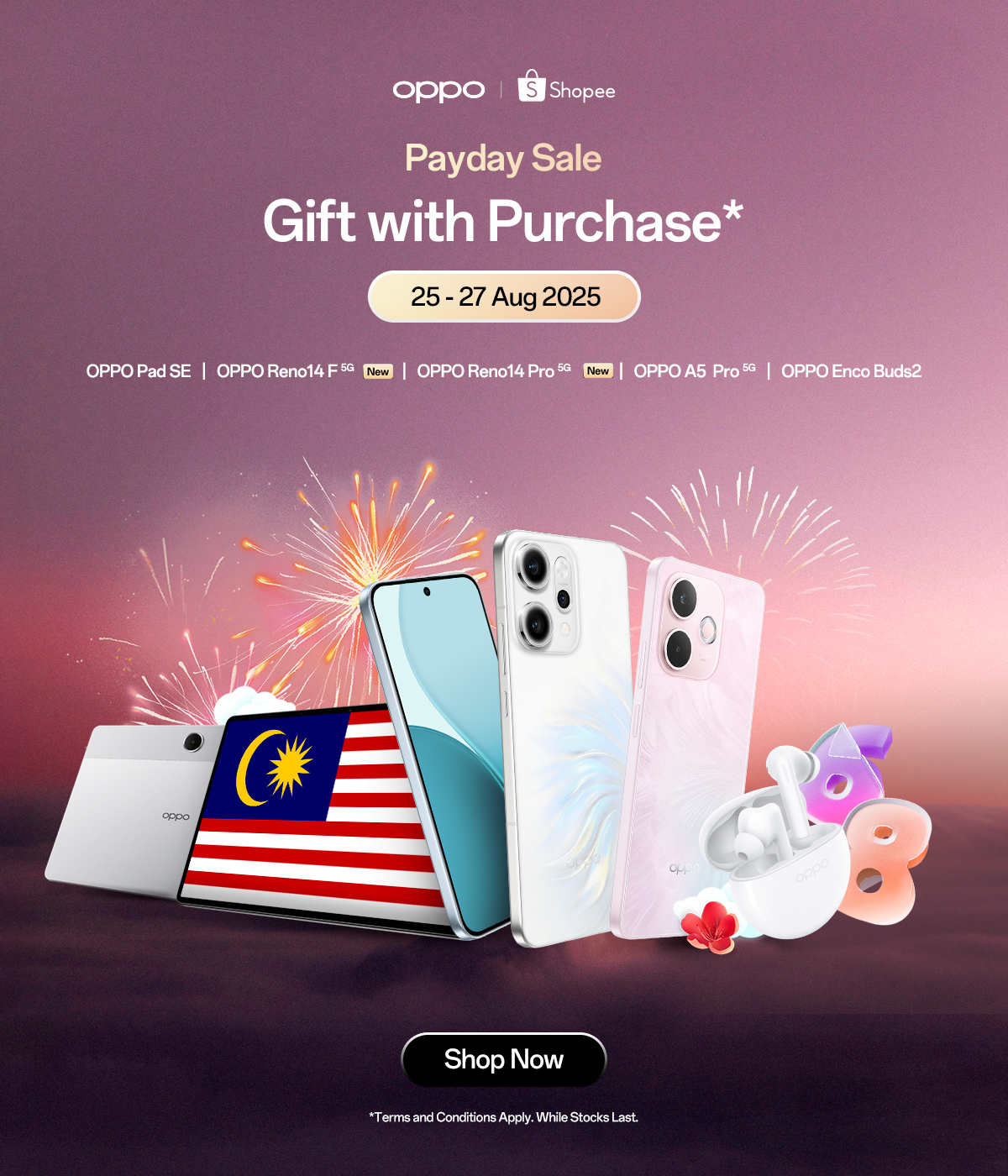 OPPO Online, August 2025 | Shopee Malaysia
