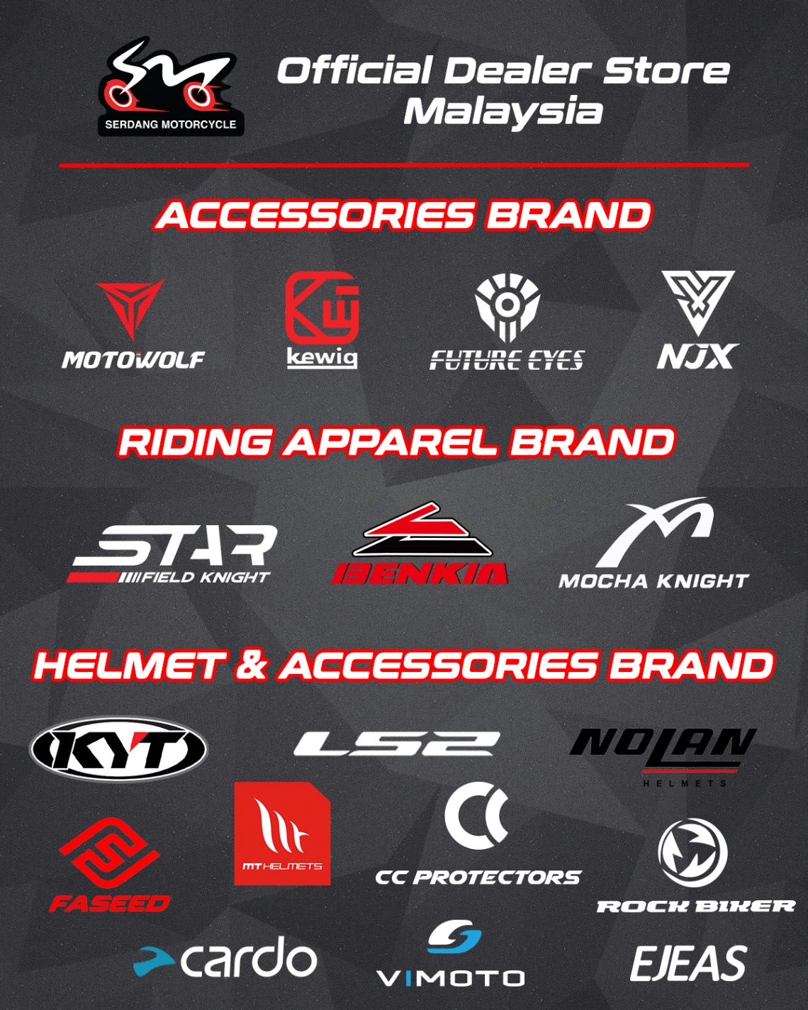 Serdang Motorcycle, Online Shop | Shopee Malaysia
