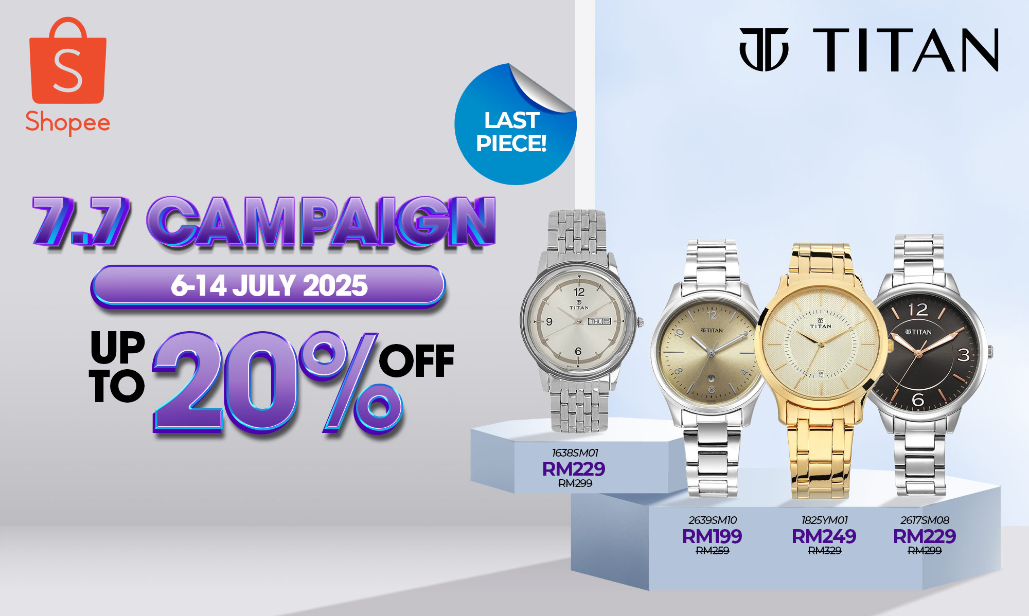 Titan Official Malaysia Online, July 2025 | Shopee Malaysia