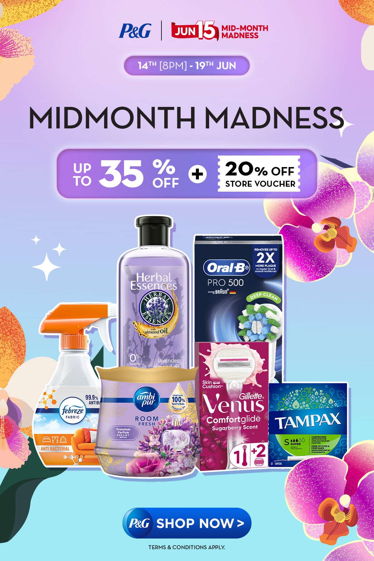 P&G Official Online Store, June 2025 | Shopee Malaysia