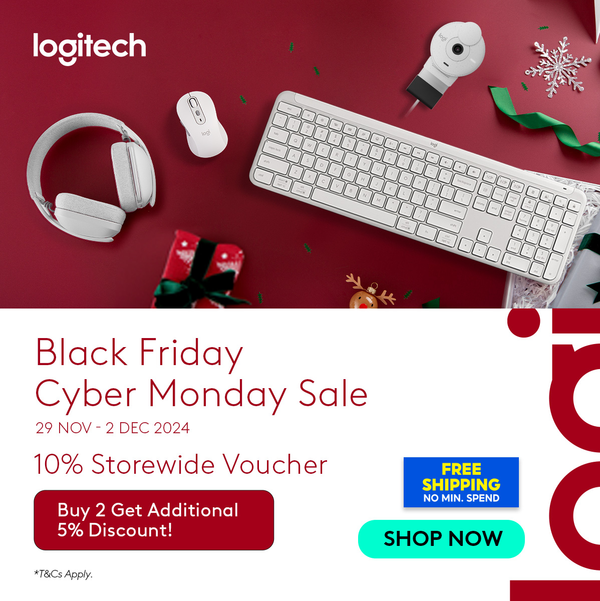 Logitech Official Online Shop, November 2024 | Shopee Malaysia
