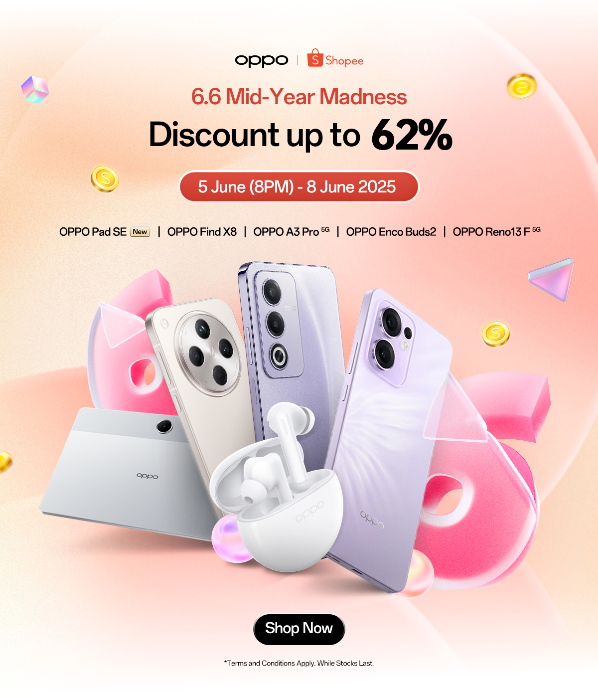 OPPO Online, June 2025 | Shopee Malaysia