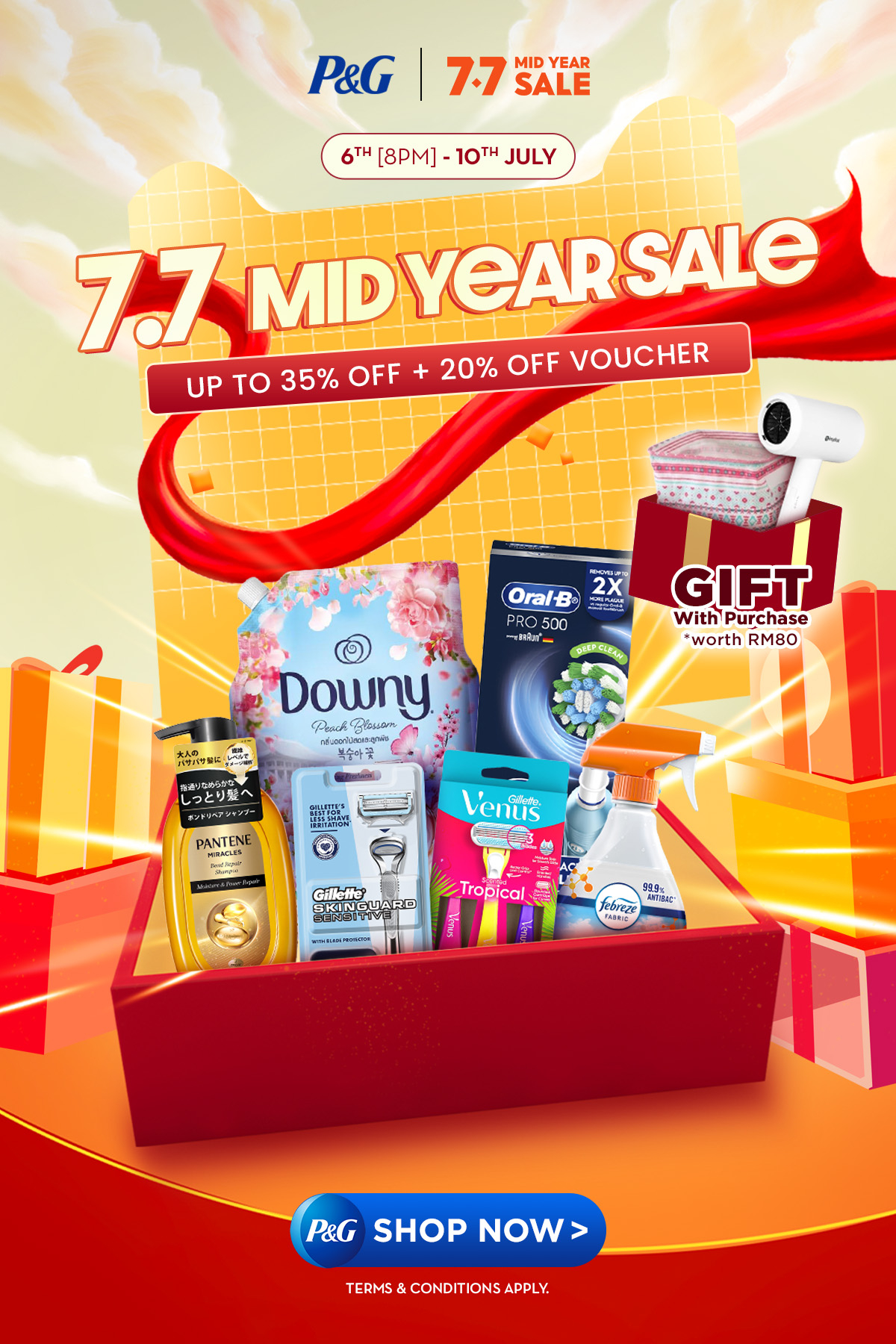 P&G Official Online Store, July 2025 | Shopee Malaysia