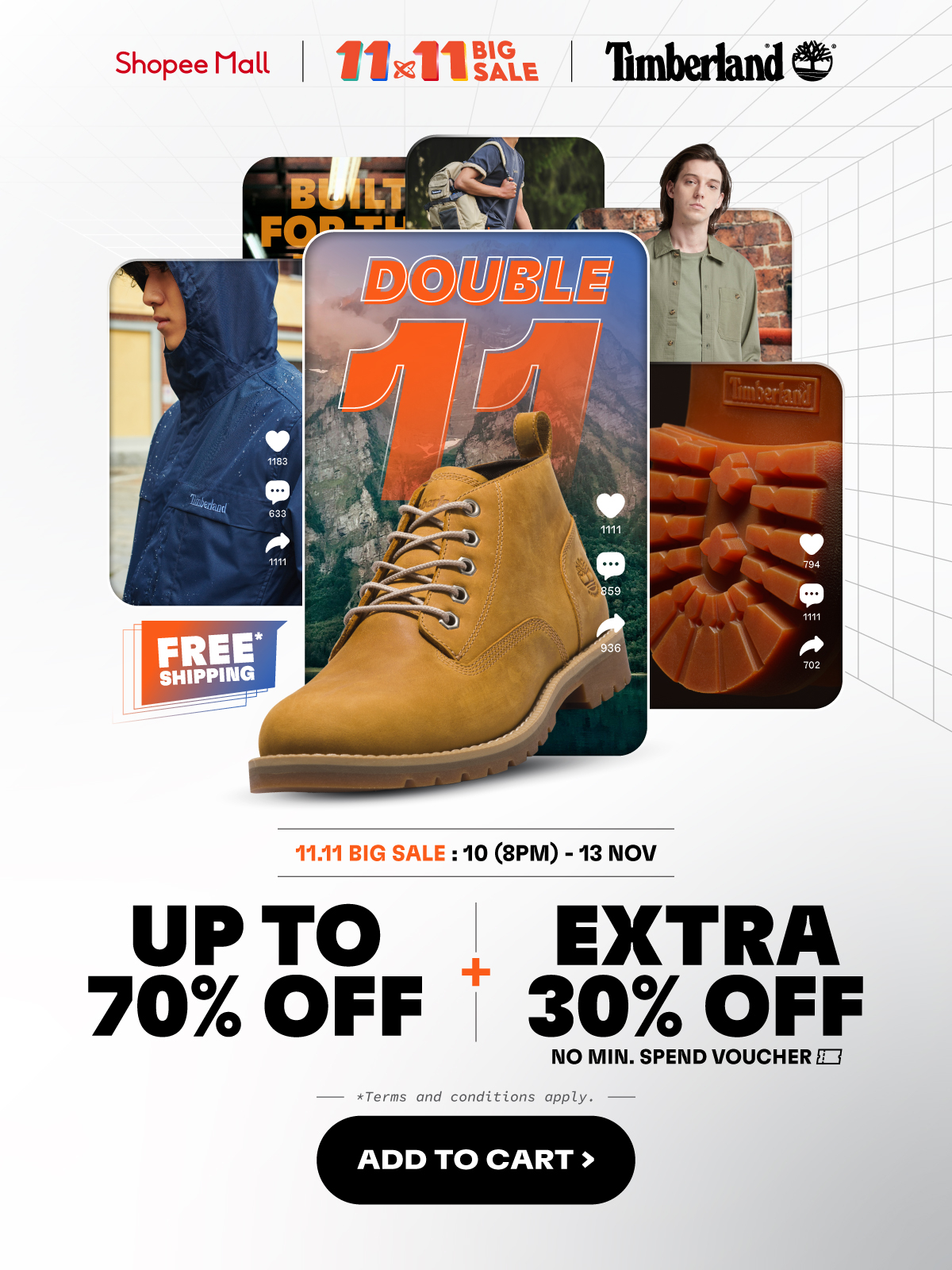 Timberland Official Store MY Online, November 2024 | Shopee Malaysia