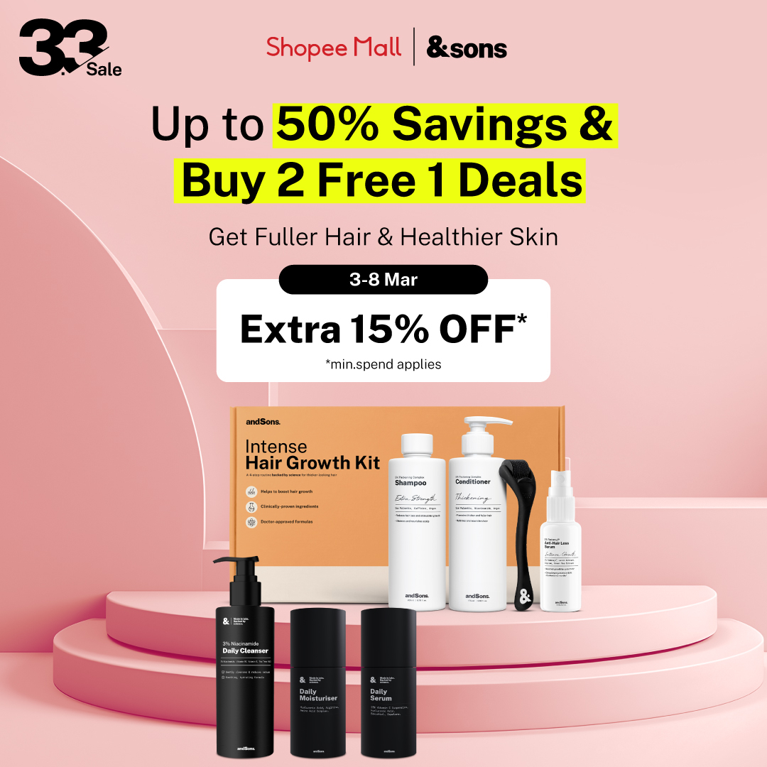 andSons Official Store Online, September 2025 | Shopee Malaysia